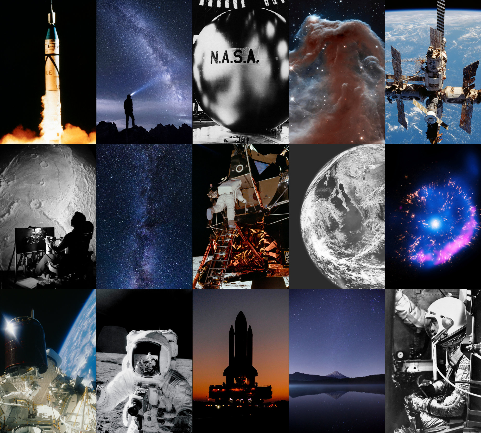 Outer Space Wall Collage Kit | Indie Room Decor, VSCO Wall Collage Kit ...