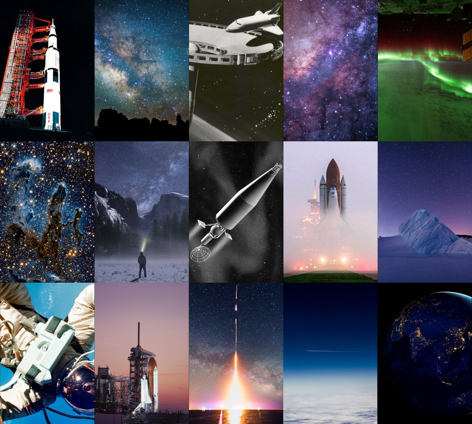 Outer Space Wall Collage Kit | Indie Room Decor, VSCO Wall Collage Kit ...