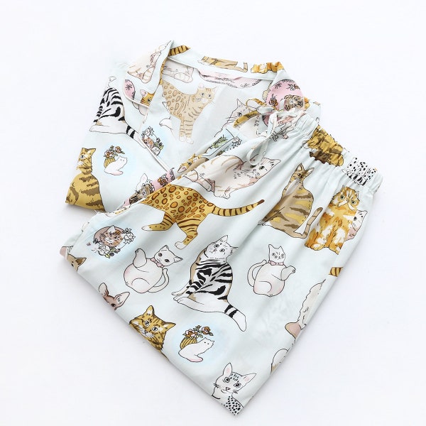 Cat Pajamas - Etsy