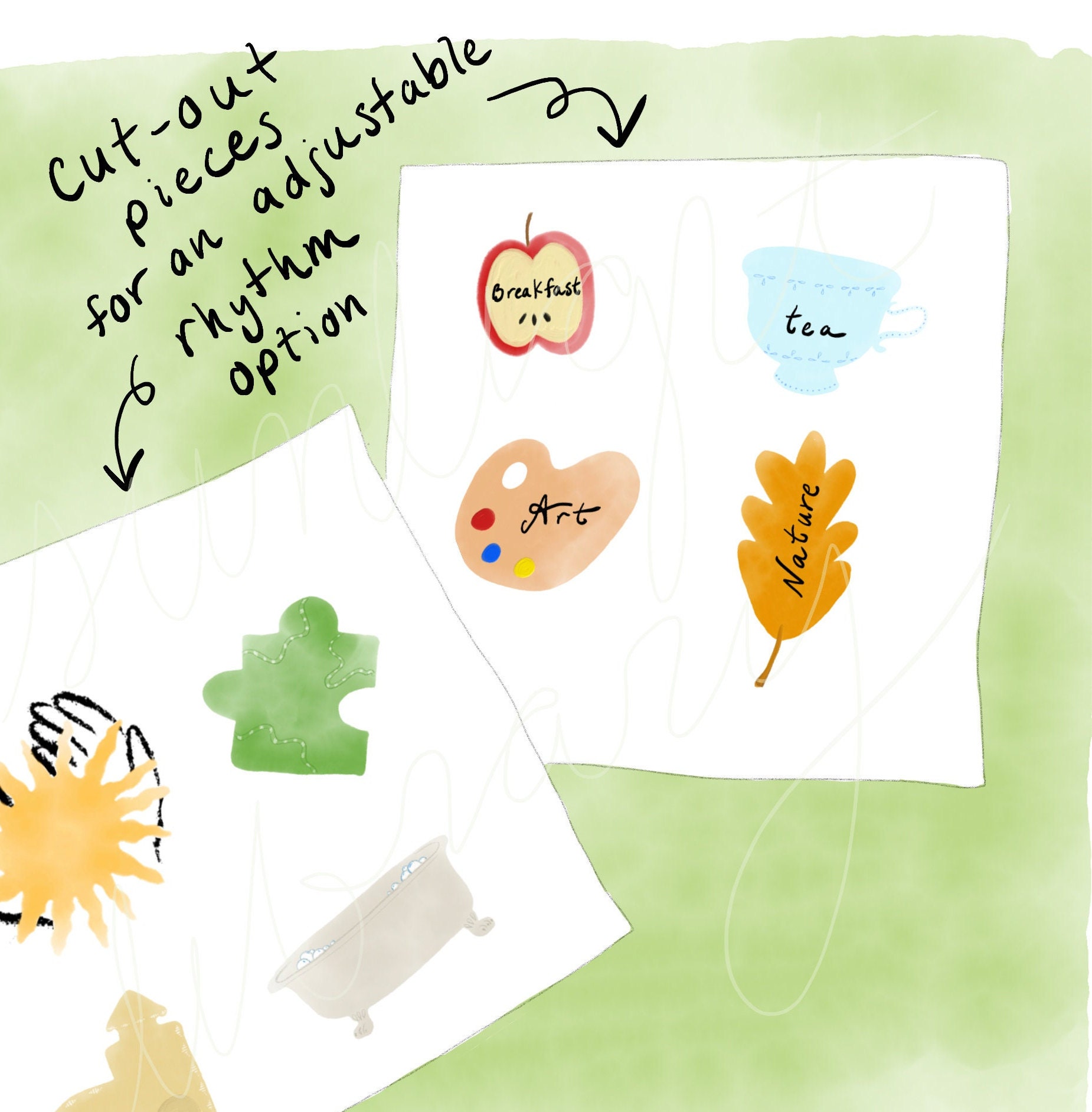 Waldorf Homeschool Daily Rhythm Printables - Etsy