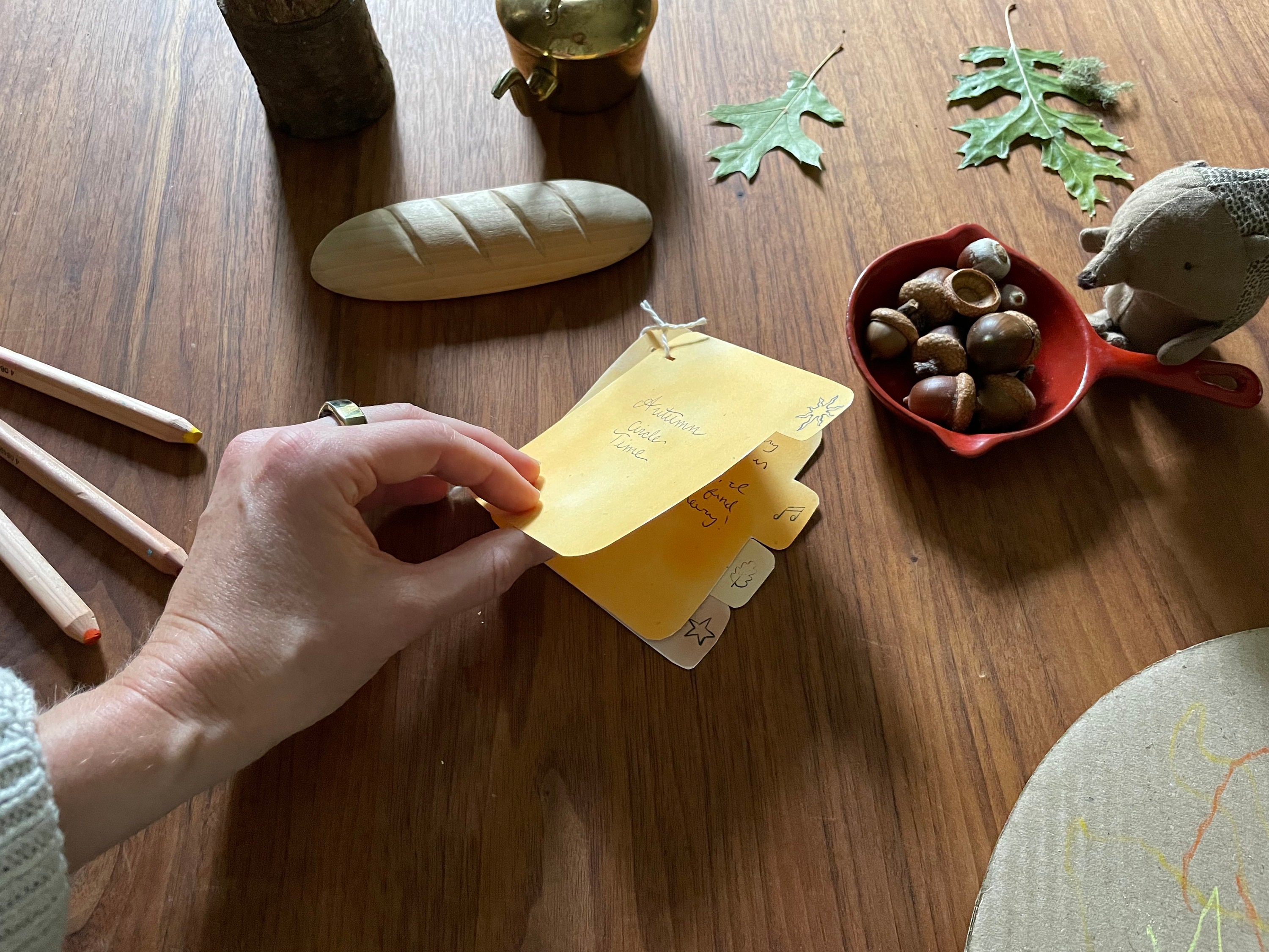 Autumn Circle Time Rhymes & Mini Booklet Printable - Etsy