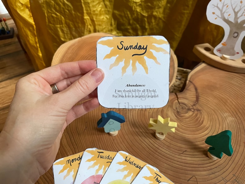 Daily Rhythm Printable Cards for the Waldorf Home - Etsy