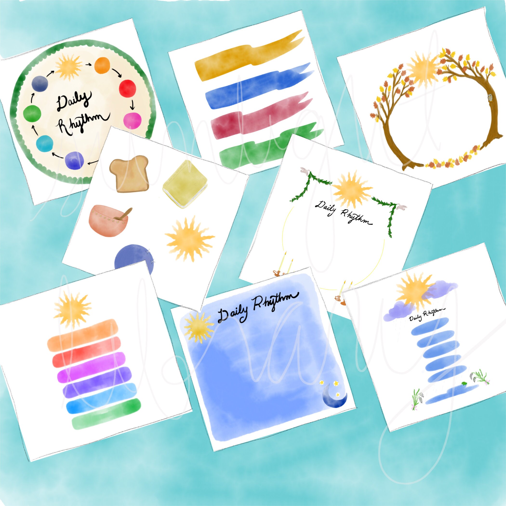 Waldorf Homeschool Daily Rhythm Printables - Etsy