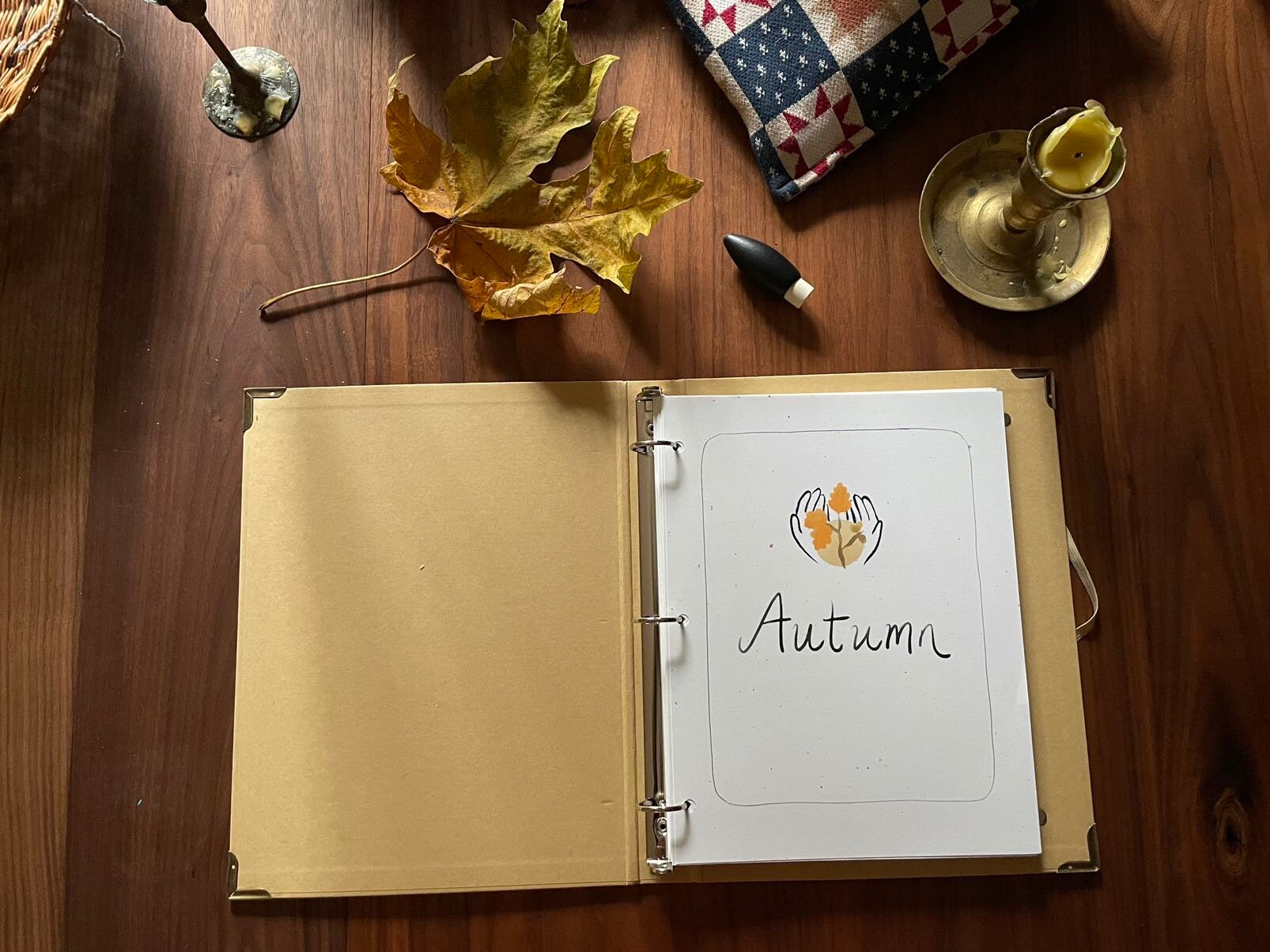 Grand Autumn Waldorf Homeschool Planner Book - Etsy