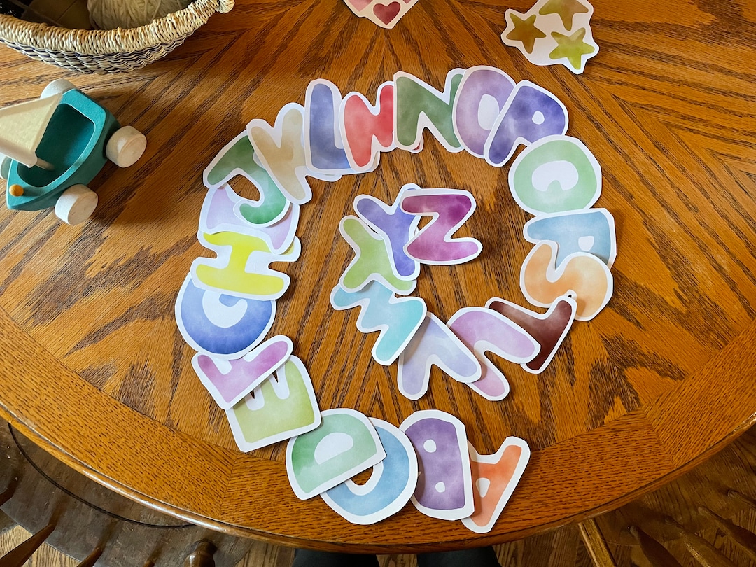 Rustic Alphabet Set Printable for the Waldorf Home - Etsy