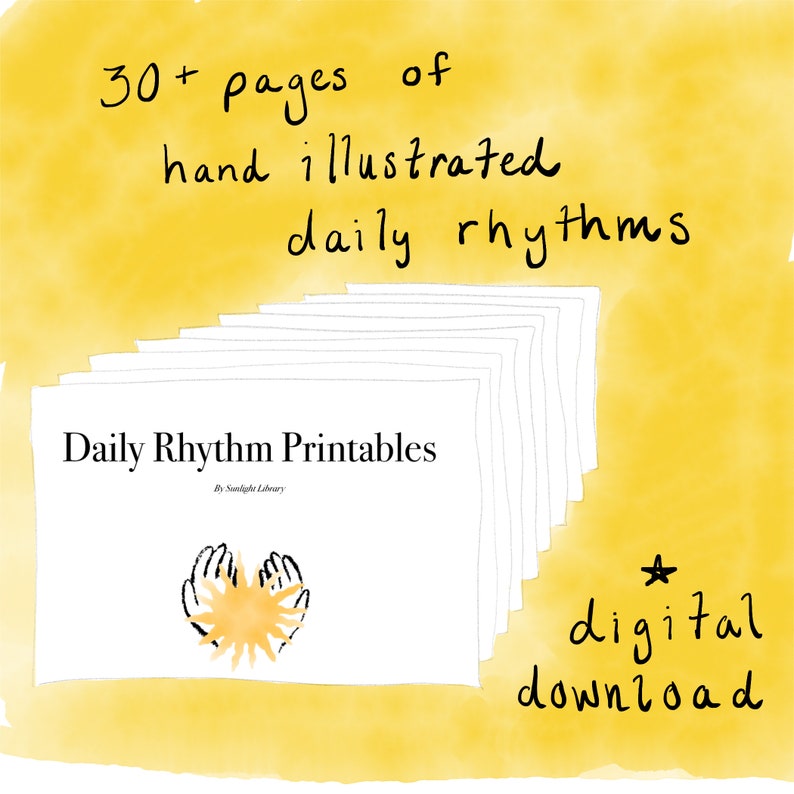 Waldorf Homeschool Daily Rhythm Printables - Etsy