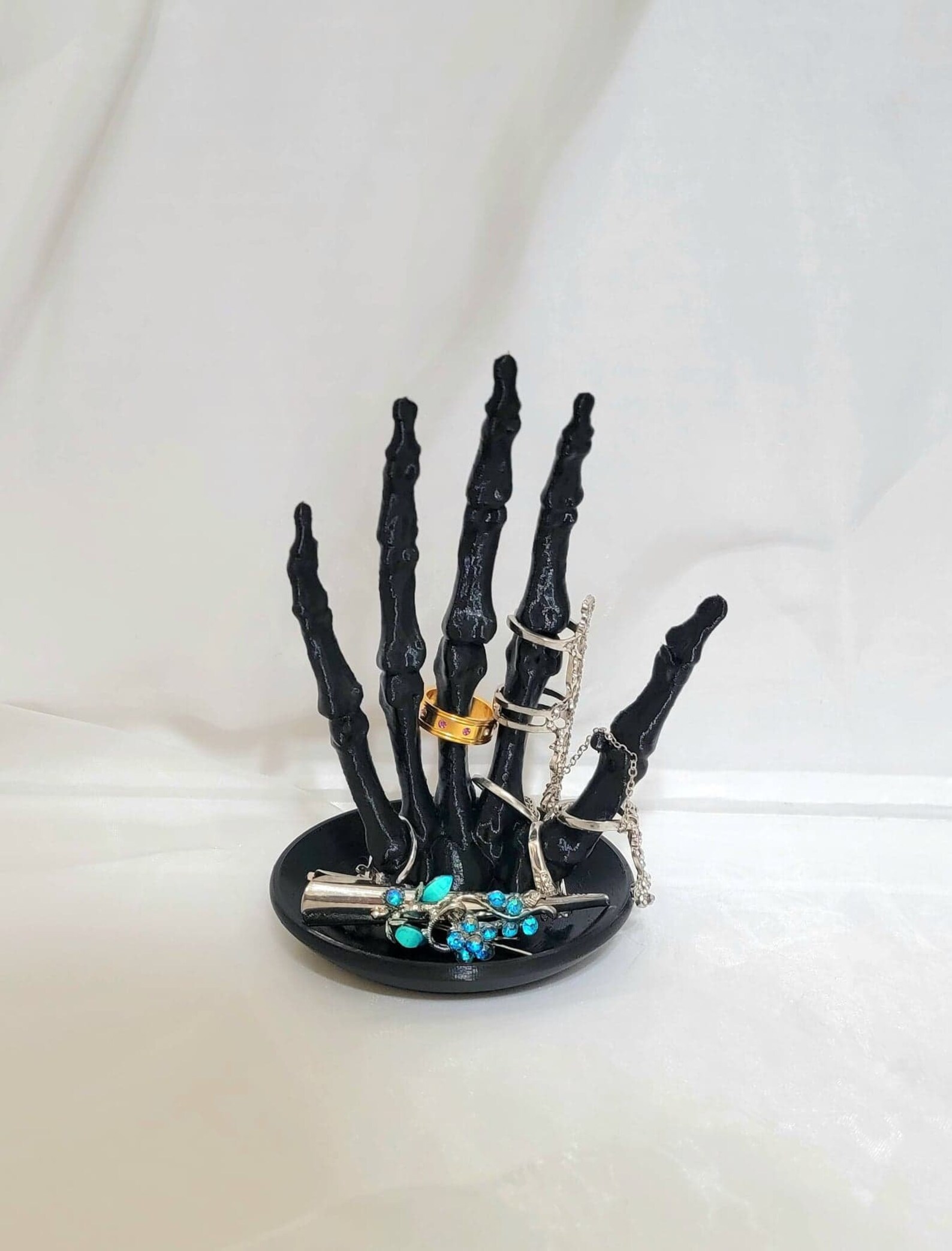 Skeleton Hand Jewelry Holder Ring Display Necklace - Etsy