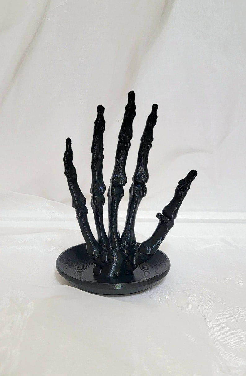 Skeleton Hand Jewelry Holder Ring Display Necklace - Etsy