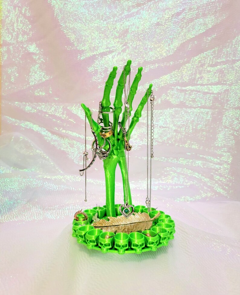 Skeleton Arm Jewelry Holder Skeleton Hand Ring Holder Decor - Etsy