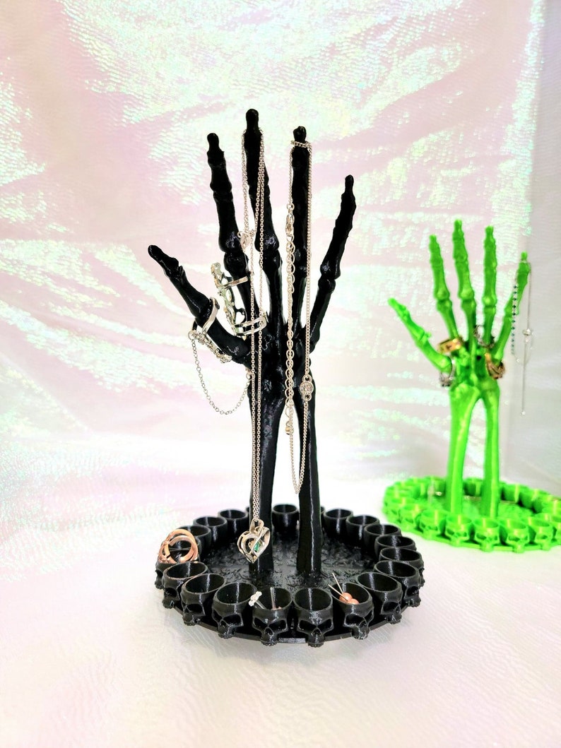 Skeleton Arm Jewelry Holder Skeleton Hand Ring Holder Decor - Etsy