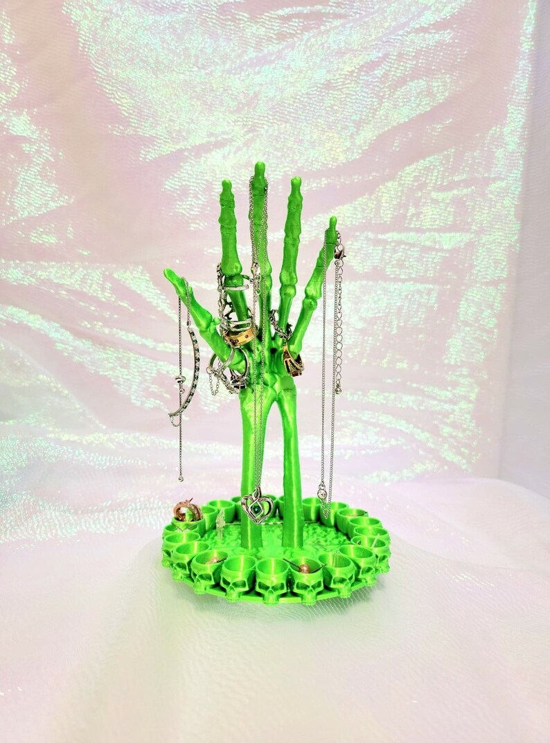 Skeleton Arm Jewelry Holder Skeleton Hand Ring Holder Decor - Etsy