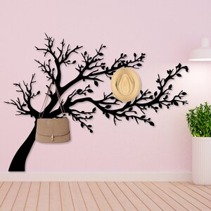 Metal Coat Rack Wall Hanger, Hook Coat Rack Wall Hanging, Large Wall ...