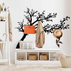 Metal Coat Rack Wall Hanger, Hook Coat Rack Wall Hanging, Large Wall ...