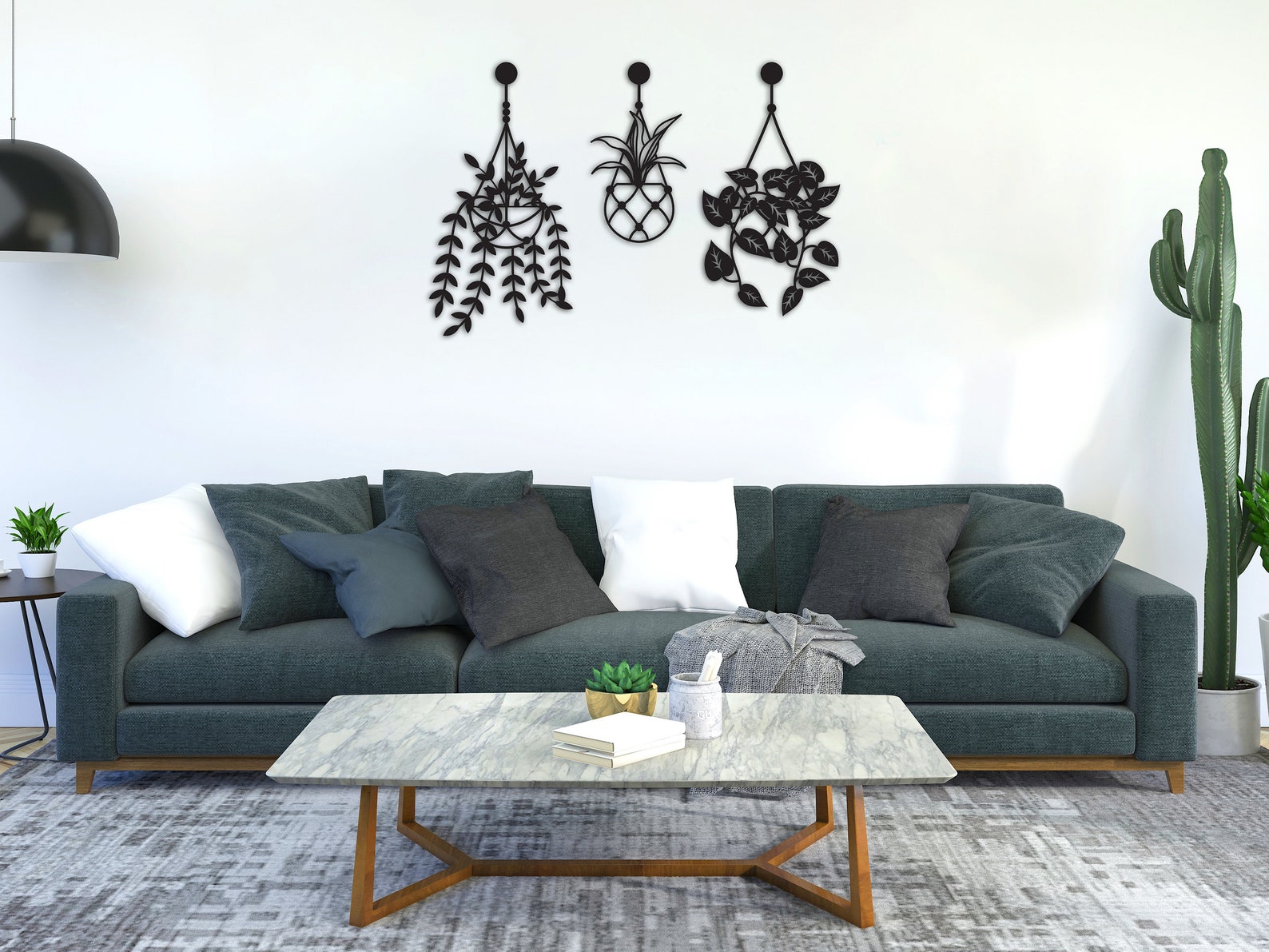 Hanging Flowers Metal Wall Art Metal Spring Flower Wall Decor - Etsy