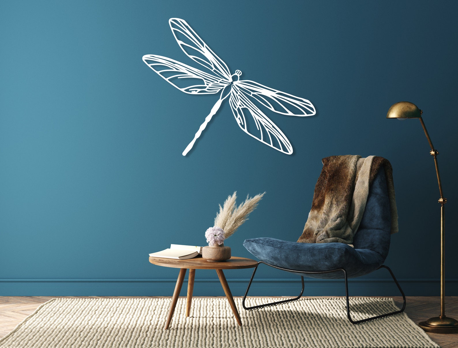 Dragonfly Metal Wall Art, Dragonfly Butterfly Nature Home Decor, Boho ...