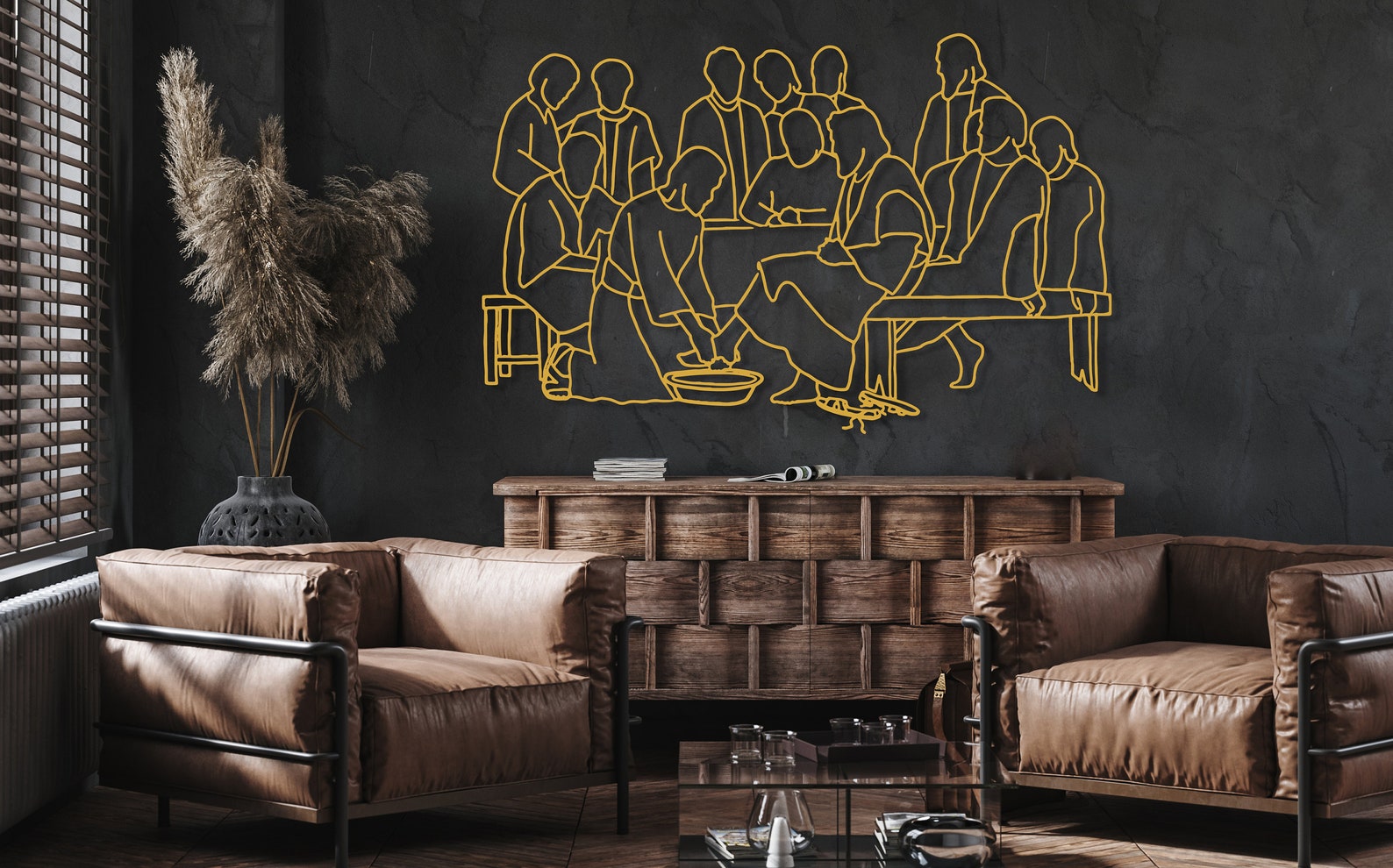 Jesus Apostles Metal Wall Art, Religious Disciples Wall Decor ...