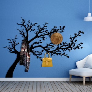 Metal Coat Rack Wall Hanger, Hook Coat Rack Wall Hanging, Large Wall ...