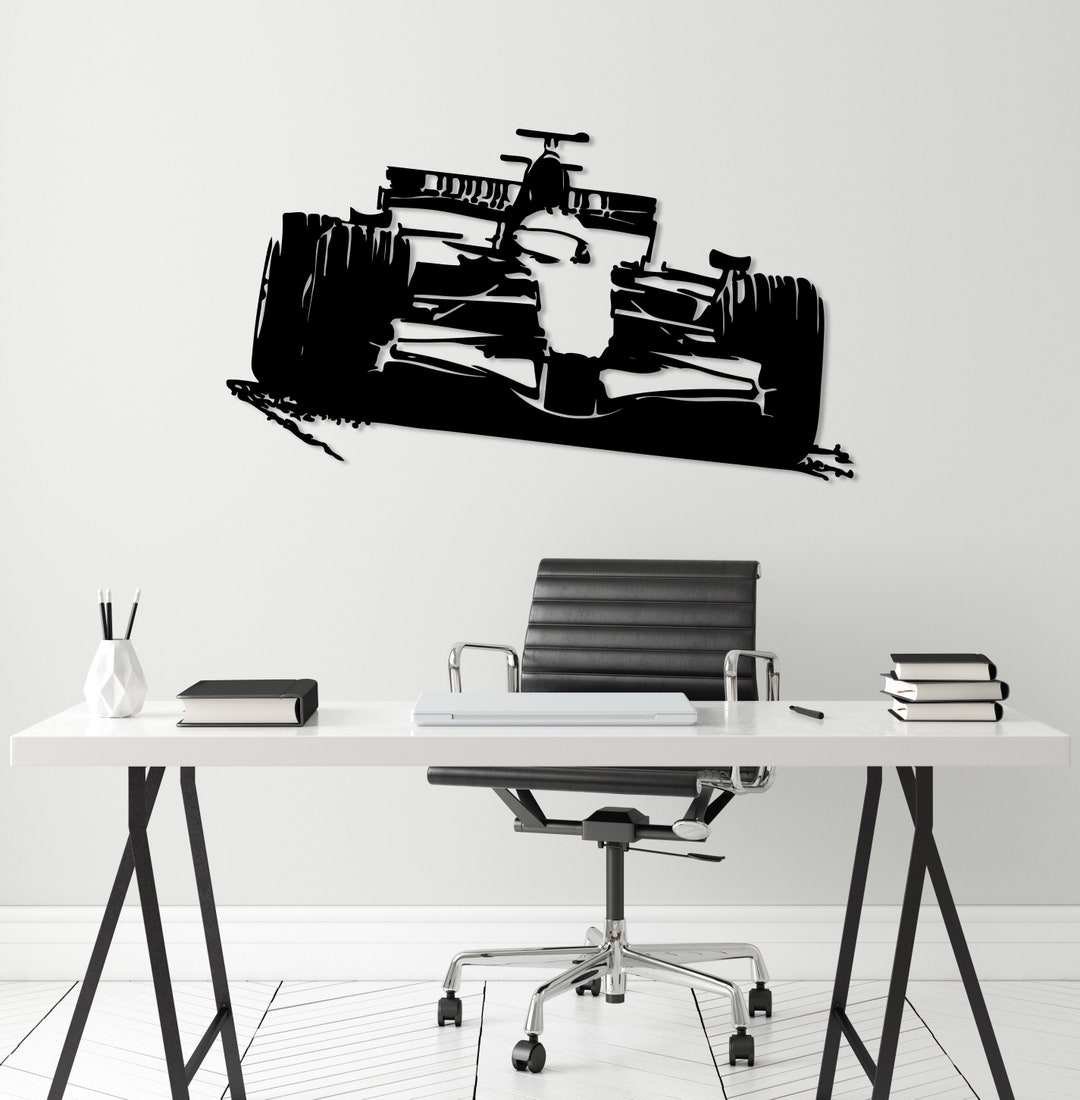 Racing Metal Car Wall Art, Sport Car Wall Decor, Race Car Decor, Metal ...