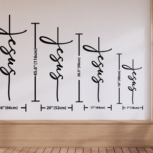 Jesus Wall Sign, Cross Metal Wall Decor, Religious Wall Hanging ...