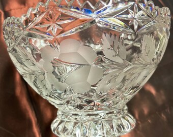 Imperlux Crystal Bowl - Etsy
