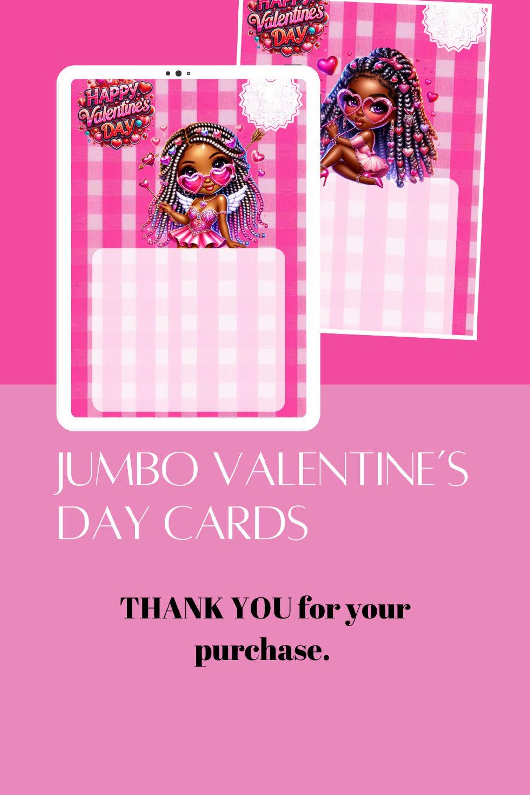 Valentine Jumbo Cards, V-day Cards, Student Valentine Cards, Unique ...