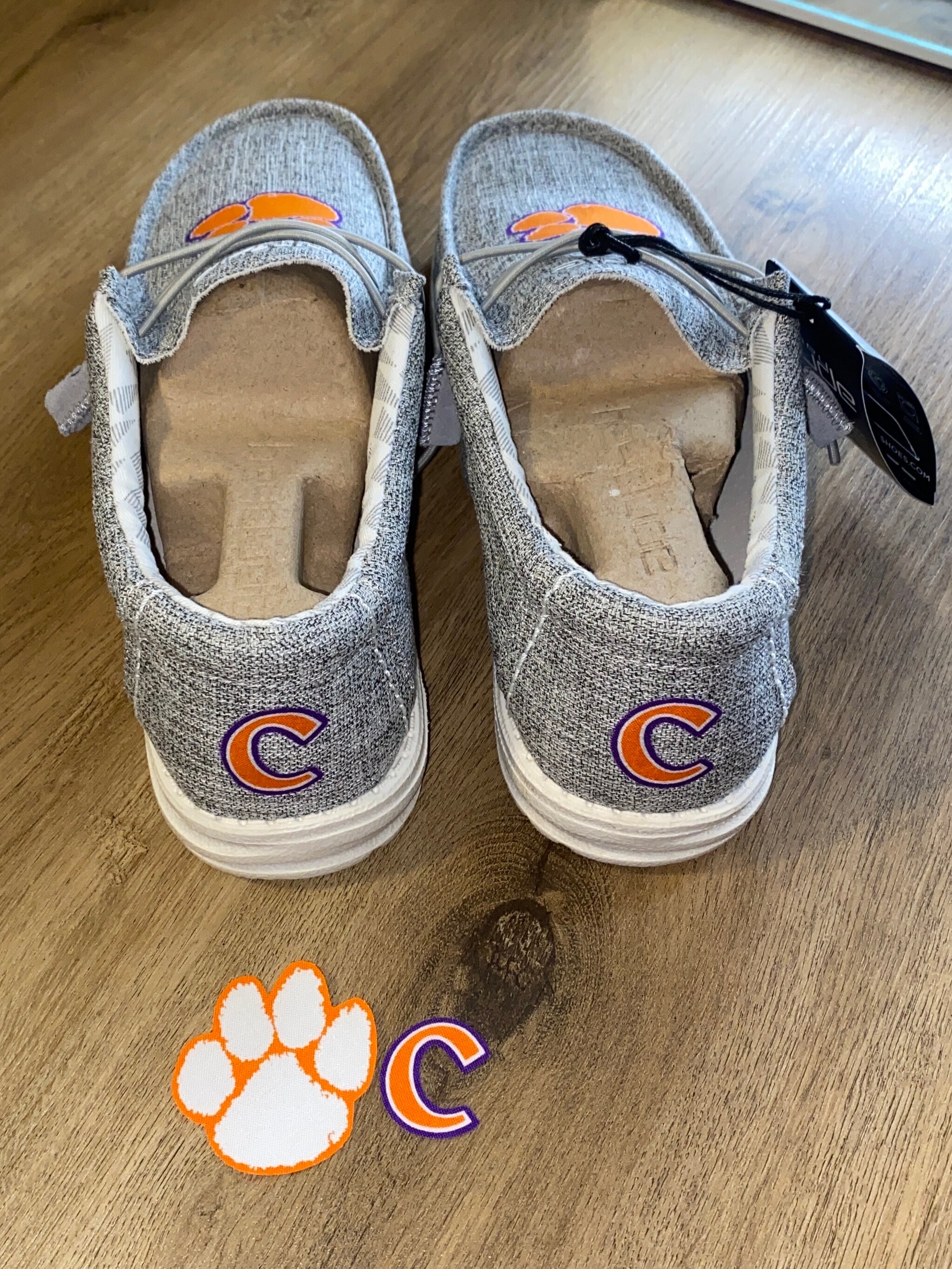 Clemson University Tigers Hey Dude Shoes - Etsy
