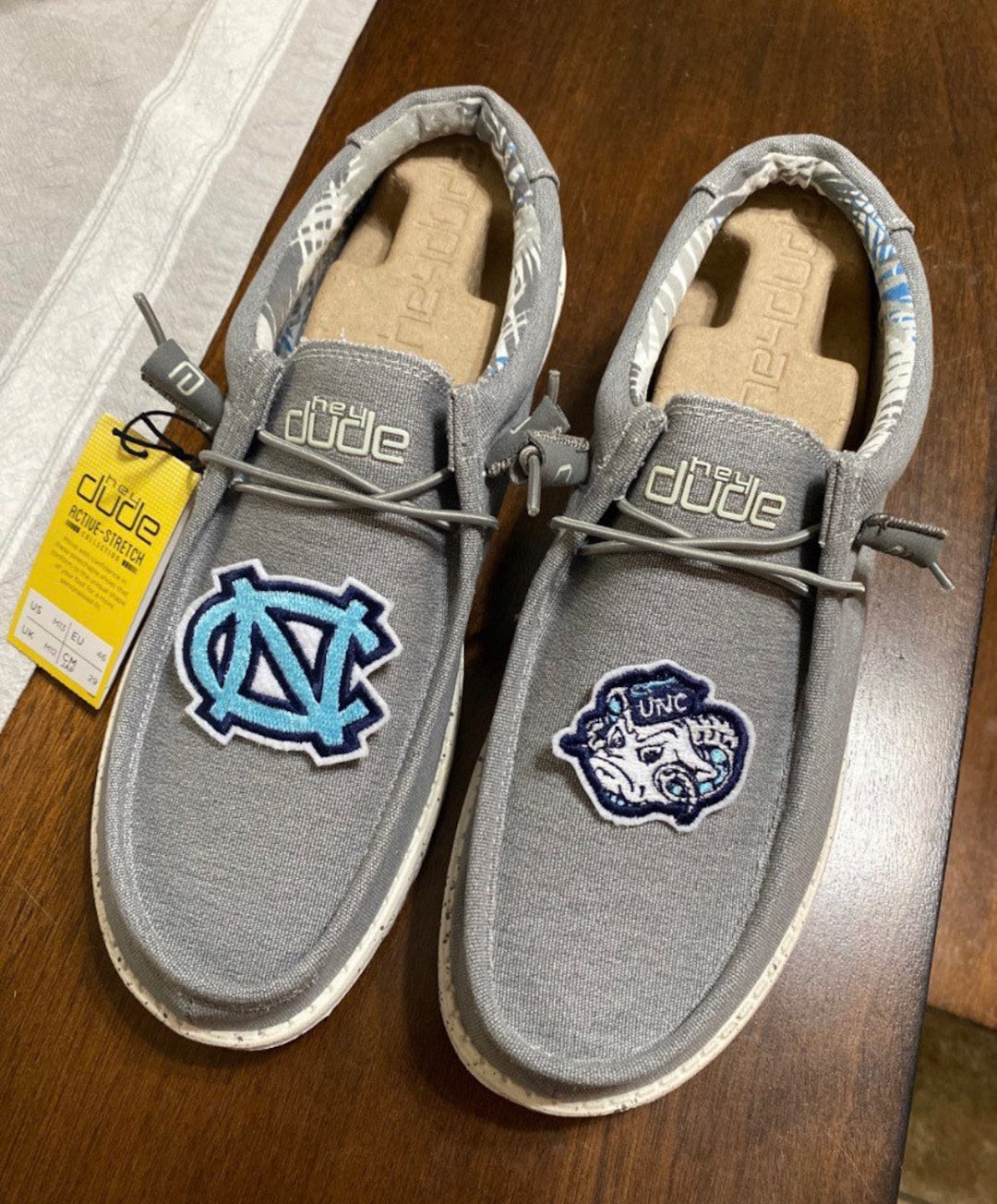 UNC Tarheels Hey Dudes - Etsy