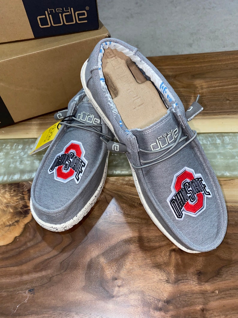 FREE SHIPPING Ohio State Hey Dude Shoes - Etsy Australia