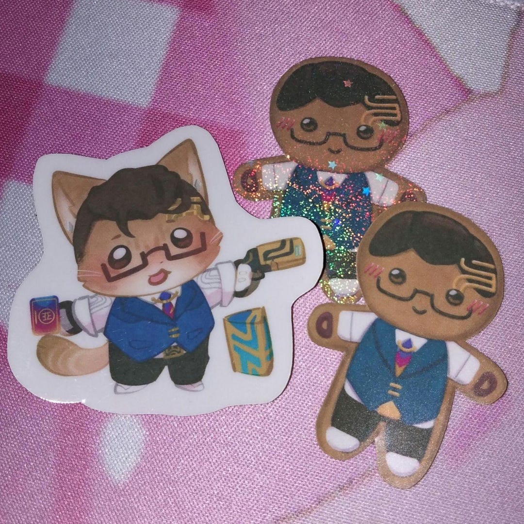 HANDMADE Chamber Valorant Die-cut Stickers Matte, Glossy, Sparkly Non ...