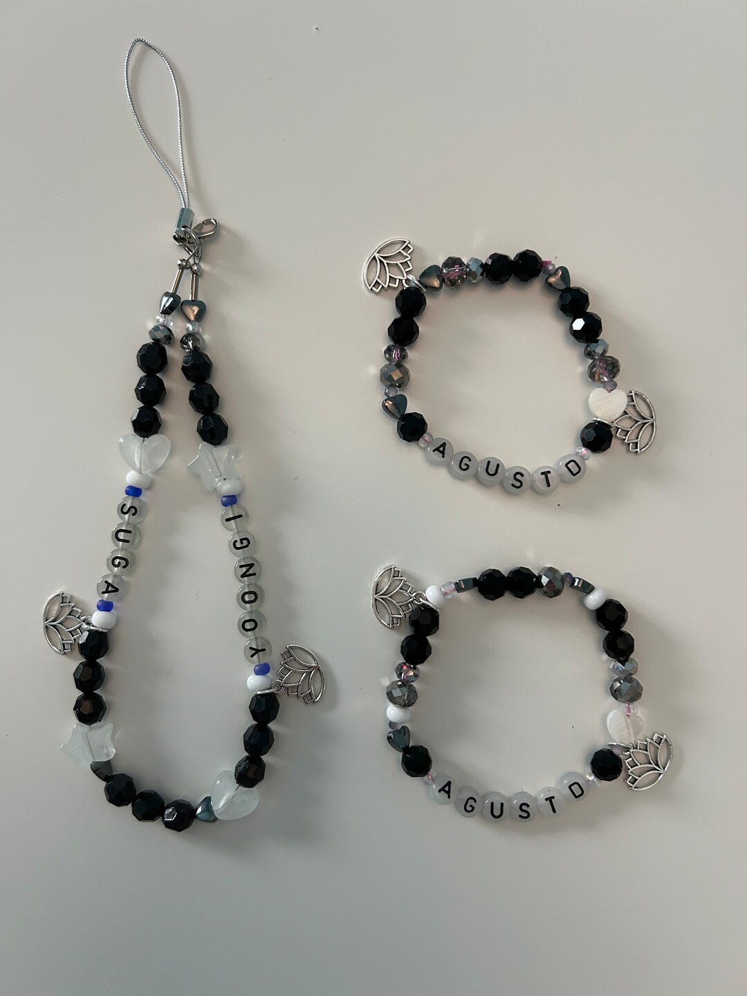 Agustd D-day Lightstick Chains and Bracelets | BTS SUGA Army Bomb Chain ...