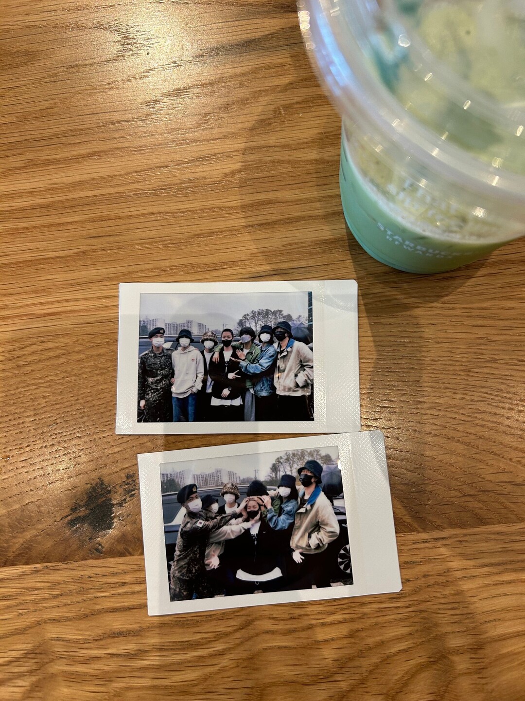 BTS Hobi Polaroids | Hobi Enlistment Photos | BTS Group Polaroids ...
