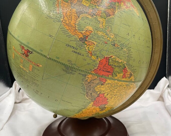 Replogle 12" Reference Globe Designed and Edited by Gustav Brueckmann ...