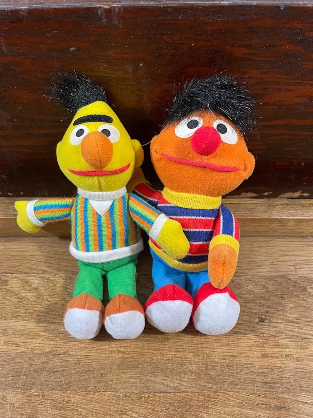 1997 Tyco Bert and Ernie Sesame Street Bean Bag Plush Bert and Ernie ...