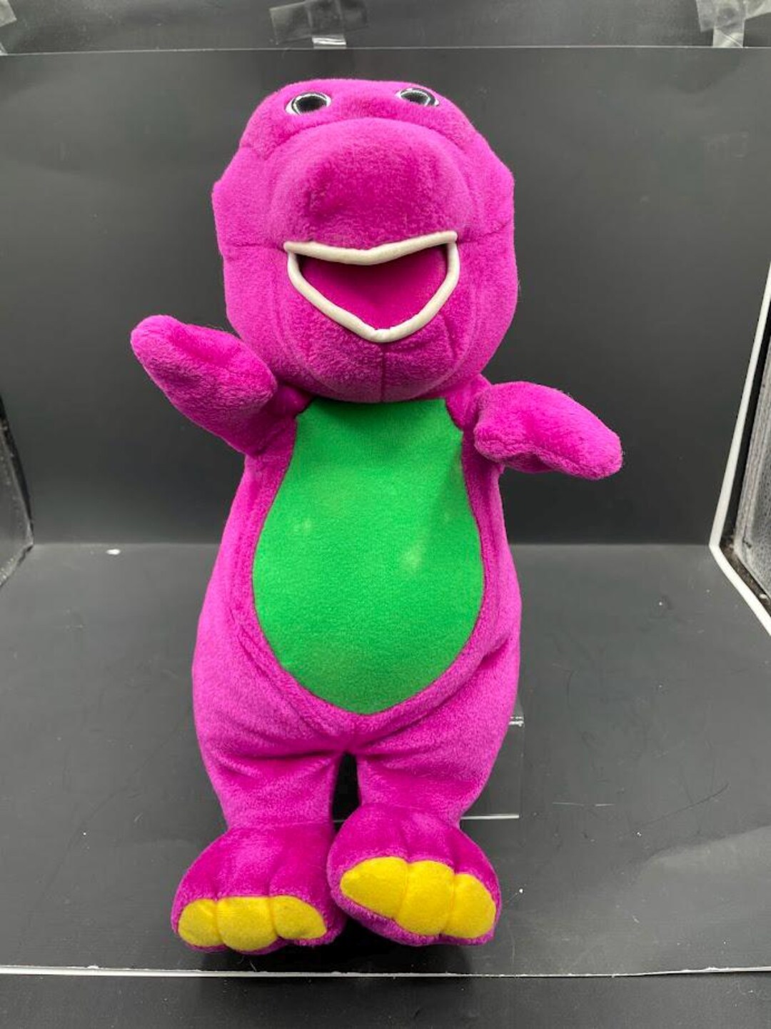 2001 Magical Friend Barney Singing Lights Barney Plush Fisher Price ...