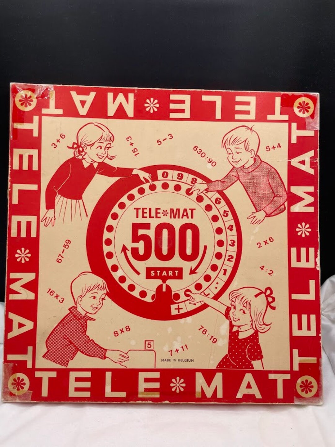 Tele Mat 500 Trotty Educational Math Game Vintage Learning Game Made in ...