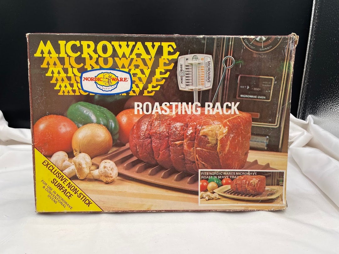 Nordic Ware Microwave Roasting Rack Original Box and Instructions ...