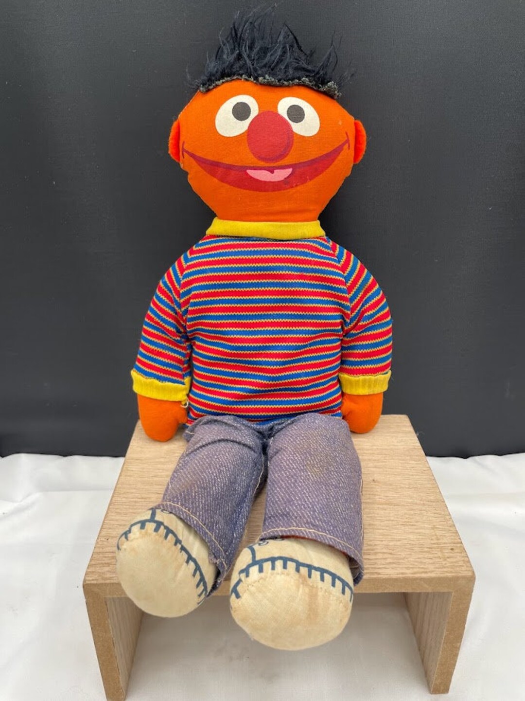 Knickerbocker Sesame Street Vintage Ernie Plush Doll Bert and Ernie ...