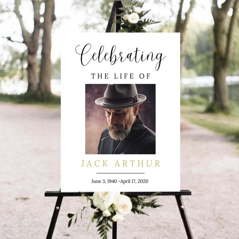 Funeral Memorial Posters - Etsy