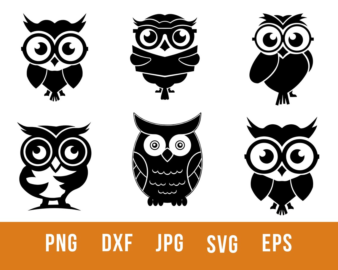 Owl Svg Owl Png Owl Clipart Birds Svg Cute Owl Svg Owl - Etsy