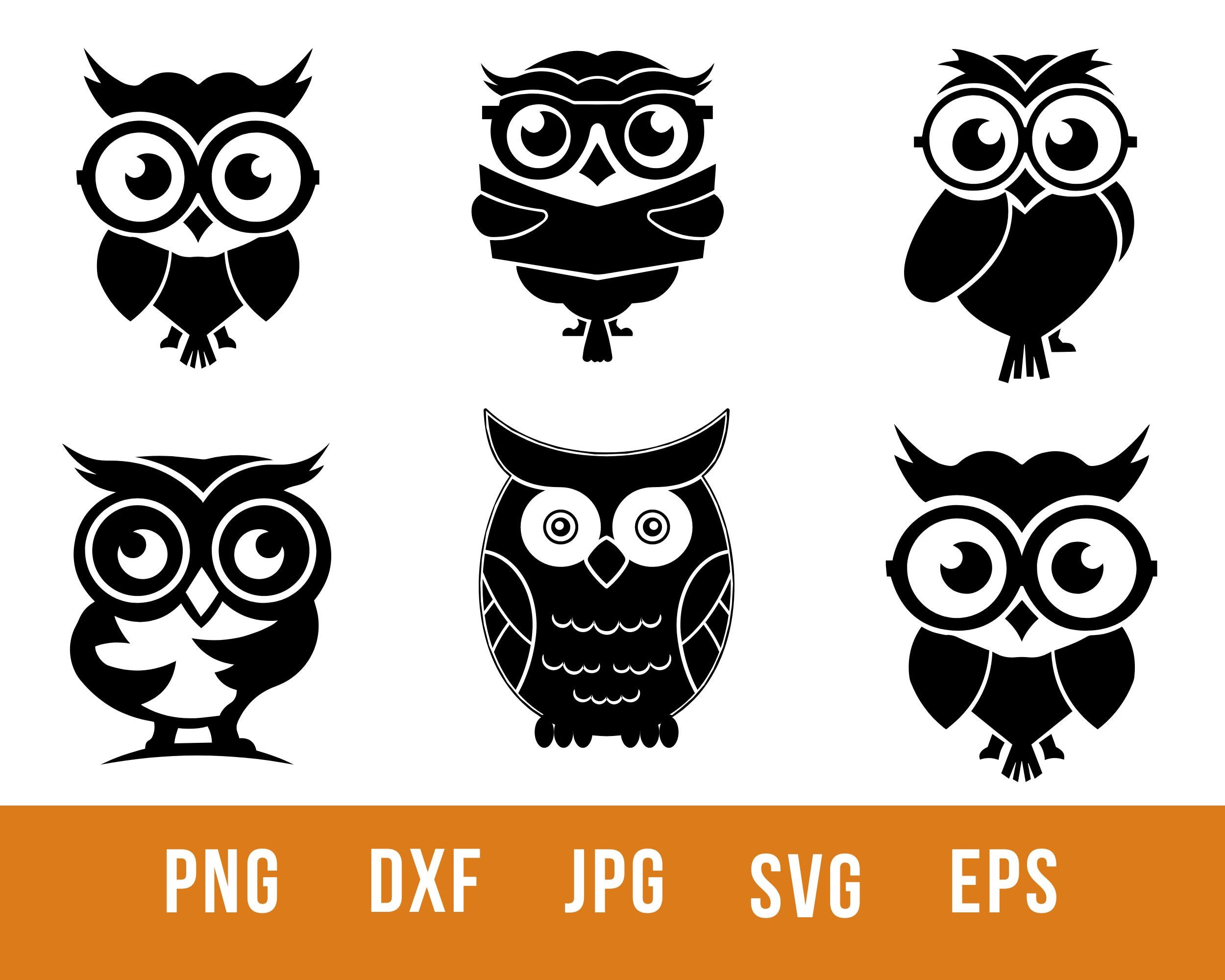 Owl Svg Owl Png Owl Clipart Birds Svg Cute Owl Svg Owl - Etsy