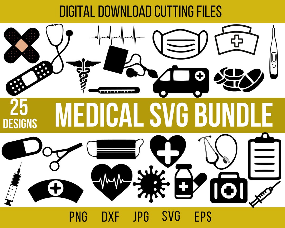 Medical SVG, Clipart, and PNG Files for Your Healthcare Designs ...