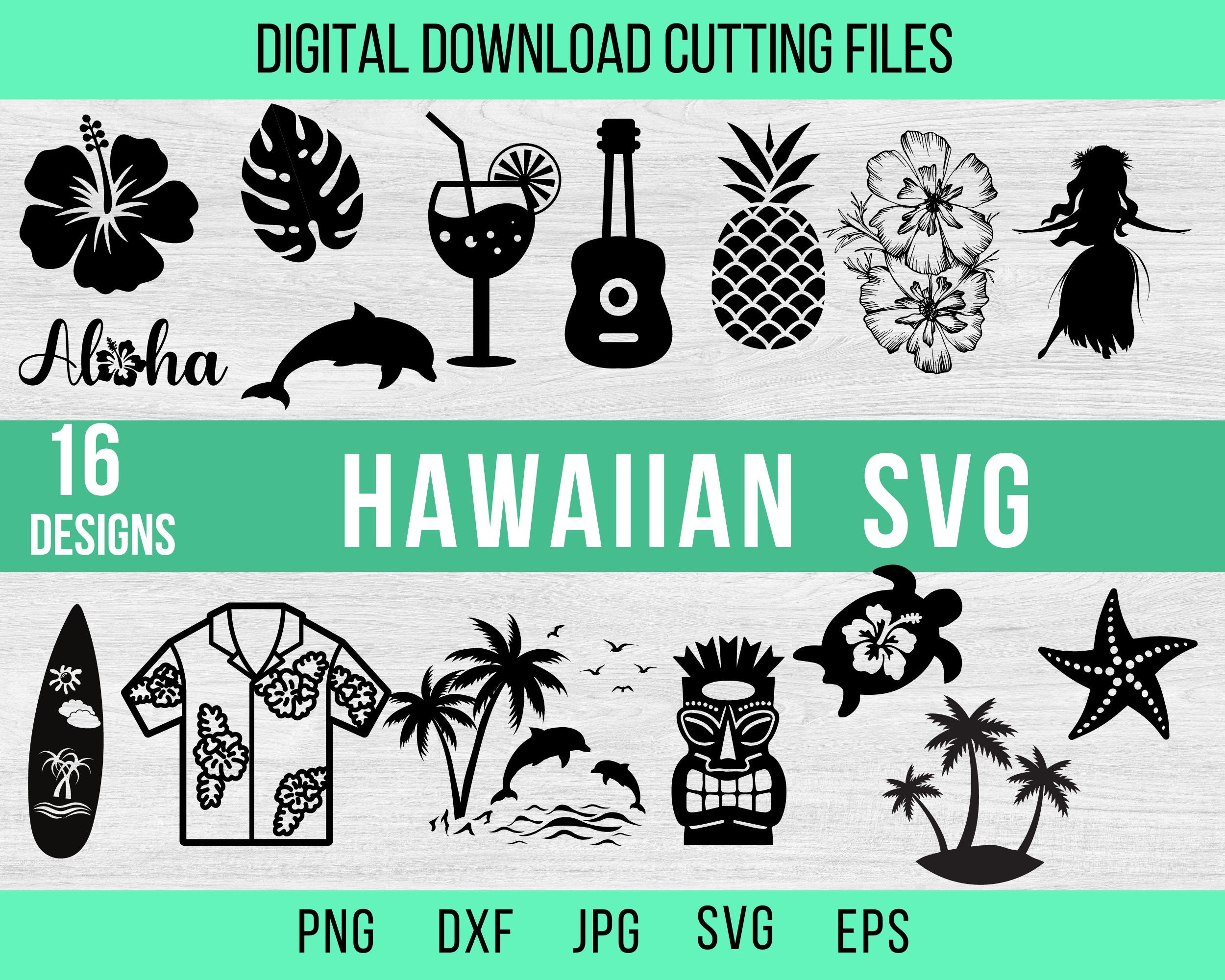 Hawaiian Svg, Hibiscus Svg, Hawaii Svg, Summer Vibes Svg, Hawaiian ...