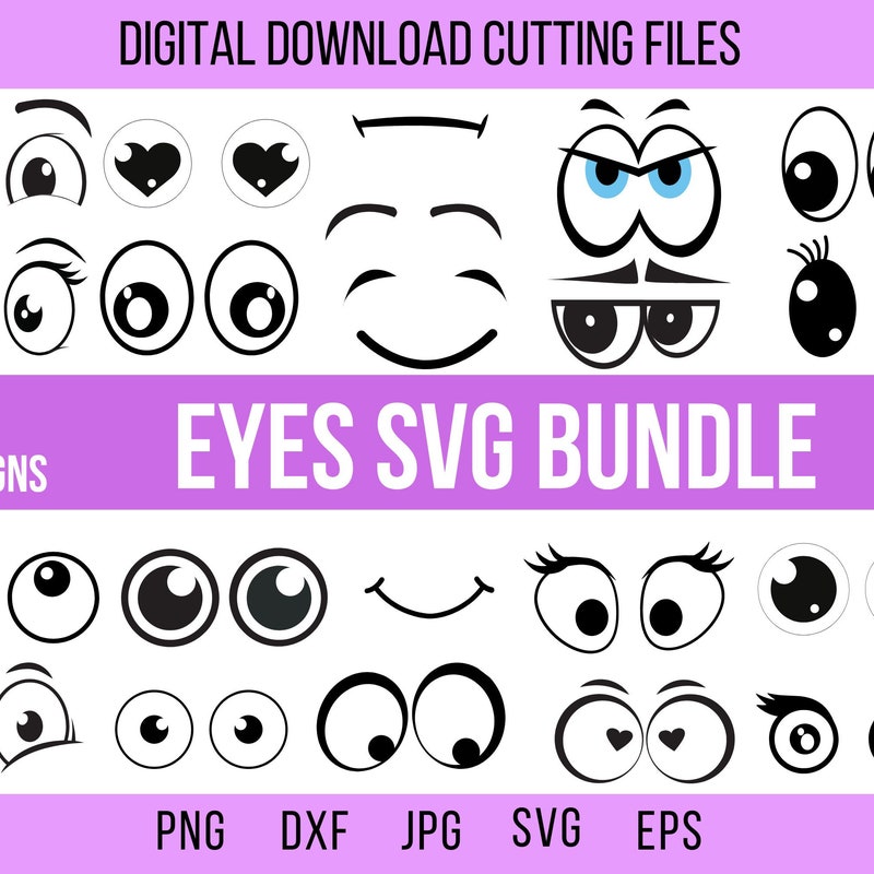 Halloween Eyes Svg - Etsy