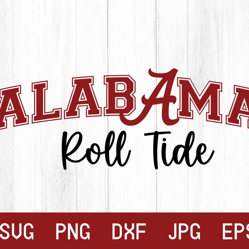 Alabama Crimson Tide Svg - Etsy