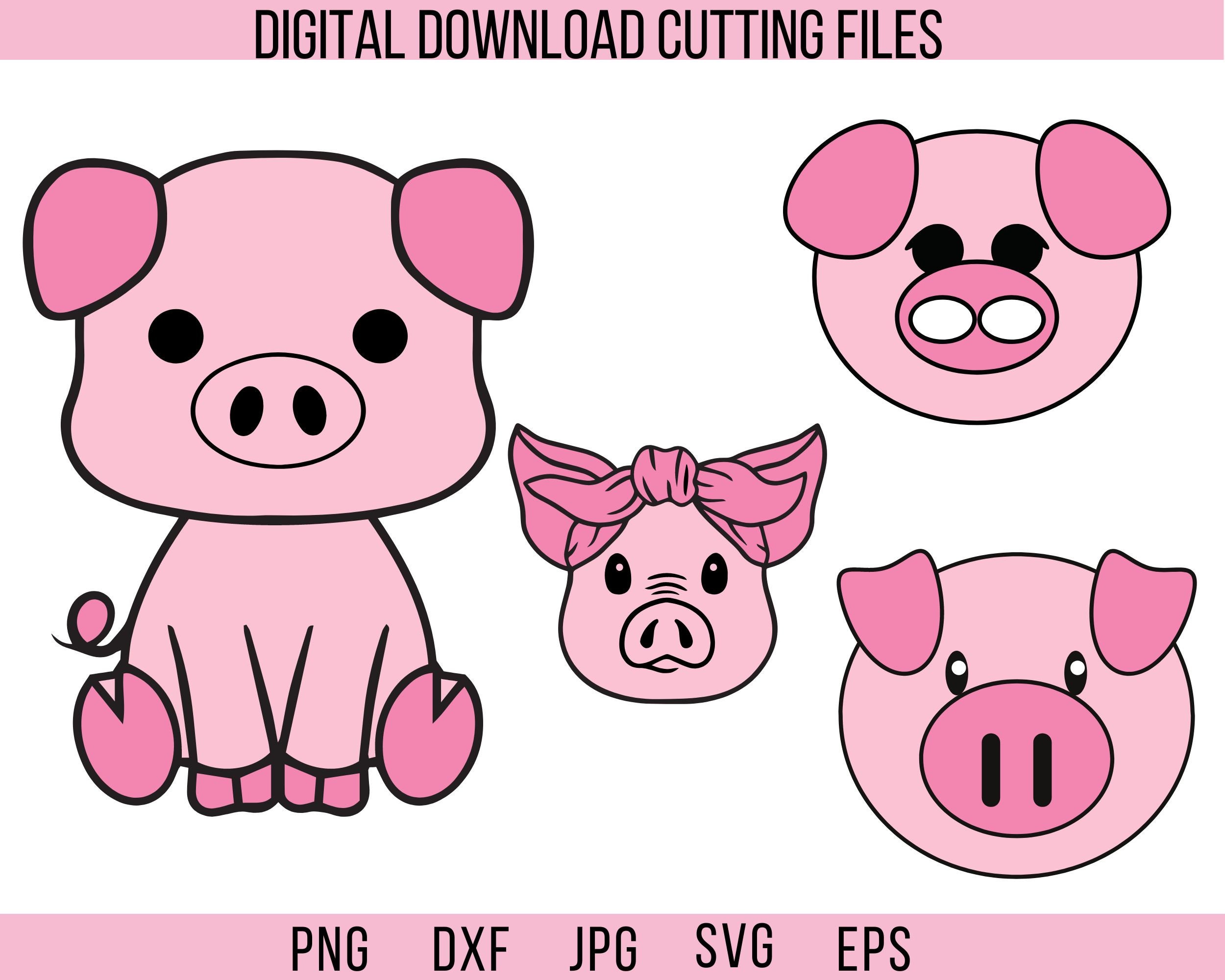 20 Pig Png Bundle Pig Svg Farm Animal Svg Show Pig Svg Pig - Etsy UK