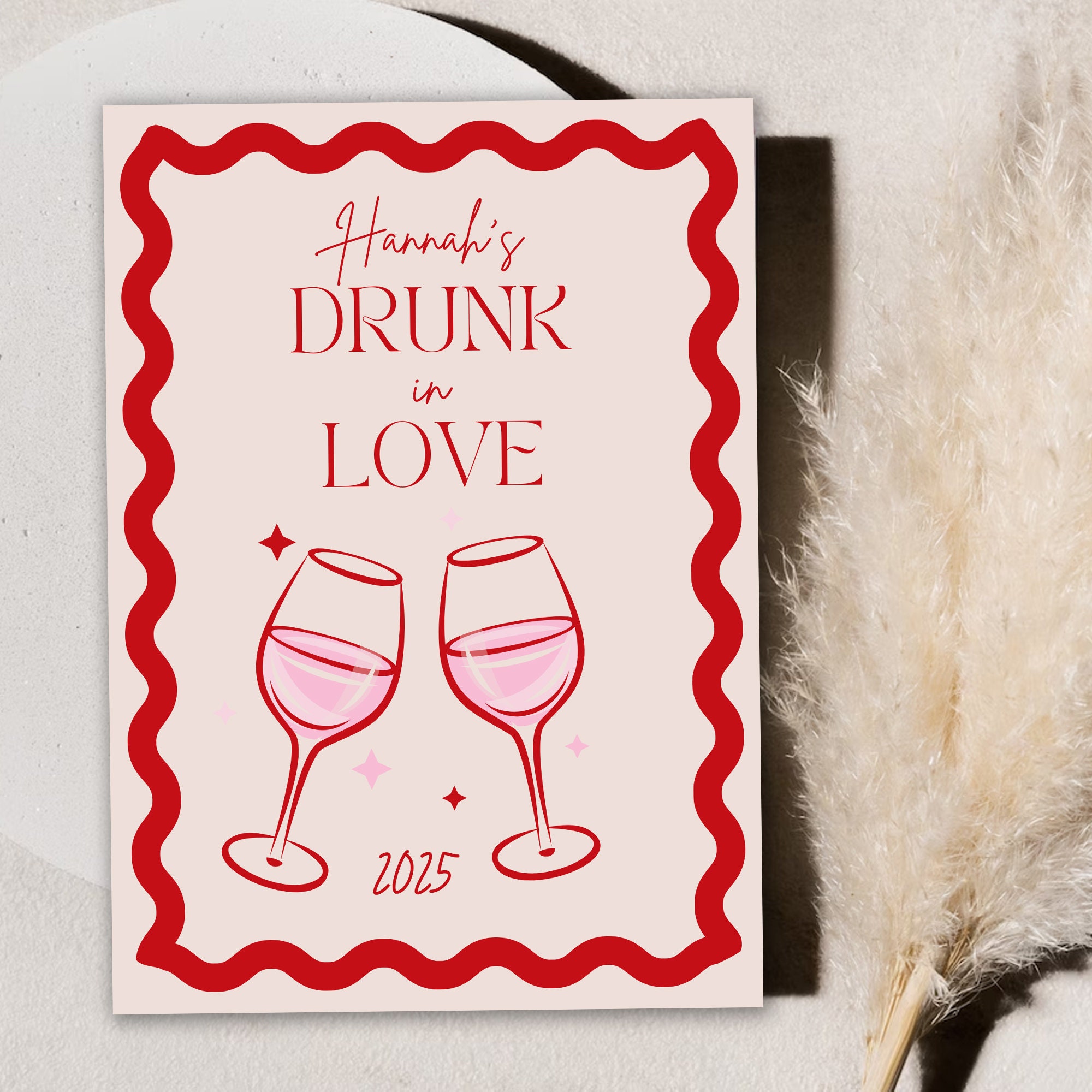 Editable Drunk in Love Bachelorette Itinerary Template, Margarita and ...