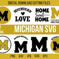 Michigan Svg - Etsy