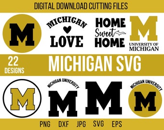 Michigan Svg - Etsy