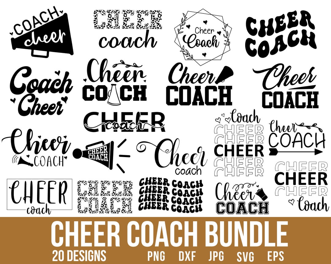 Cheer Coach Svg, Cheer Svg, Cheer Png, Cheerleading Svg, Football Coach ...