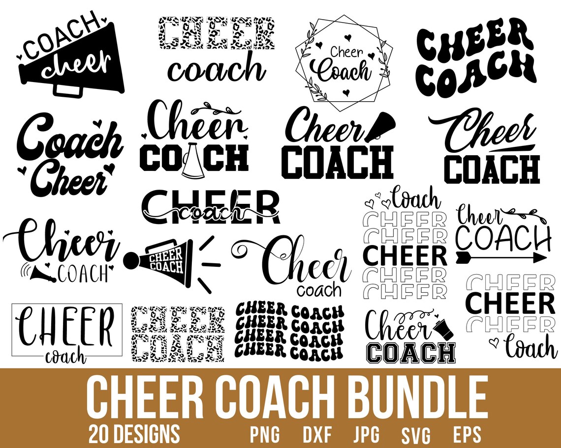 Cheer Coach Svg Cheer Svg Cheer Png Cheerleading Svg - Etsy